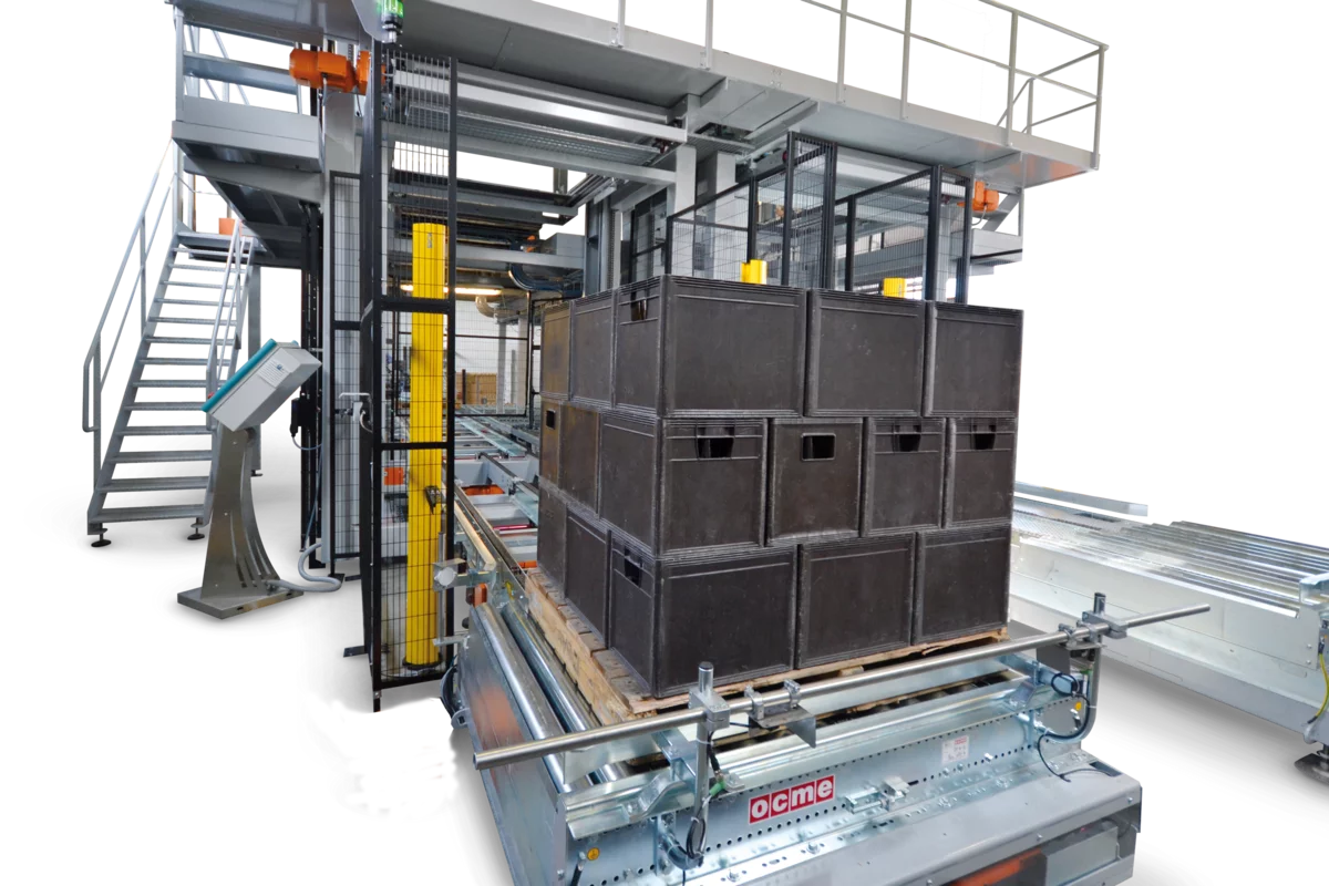 Antares - Depalletizer for cases and crates | OCME