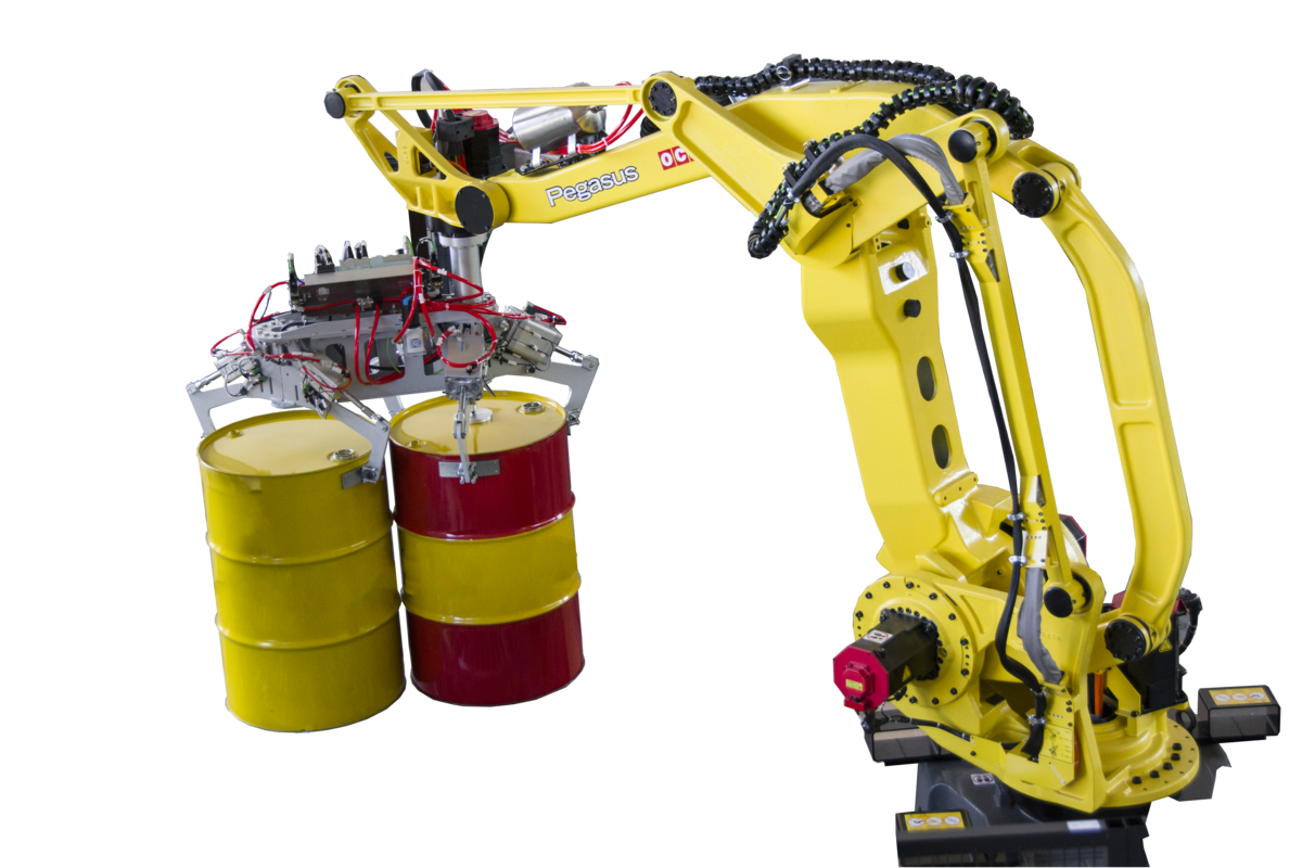 Pegasus - Robotic palletizer with row gripper | OCME
