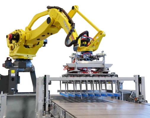 Pegasus - Robotic palletizer with layer gripper | OCME
