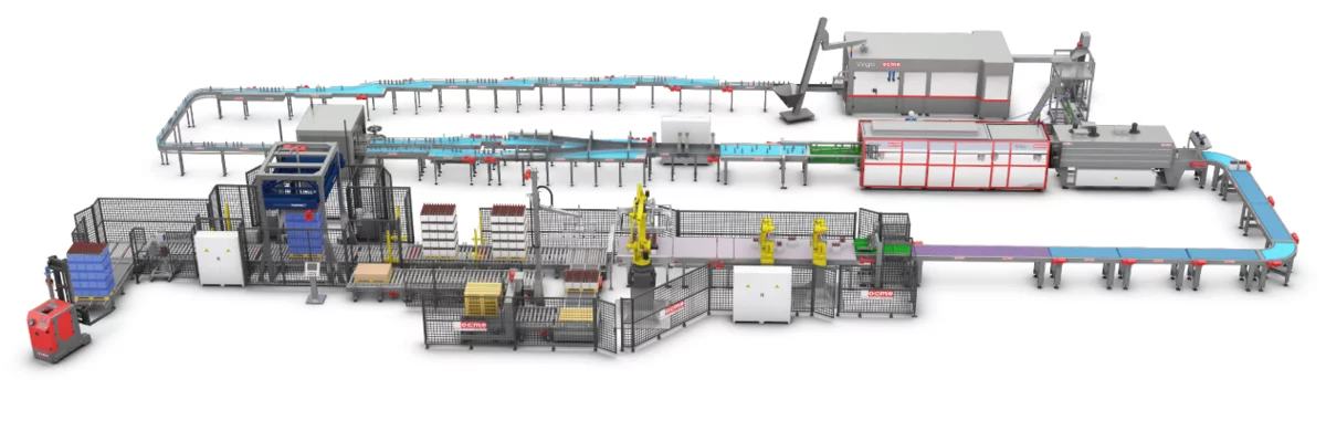 Filling, packing, wrapping, palletizing machines and laser guided ...